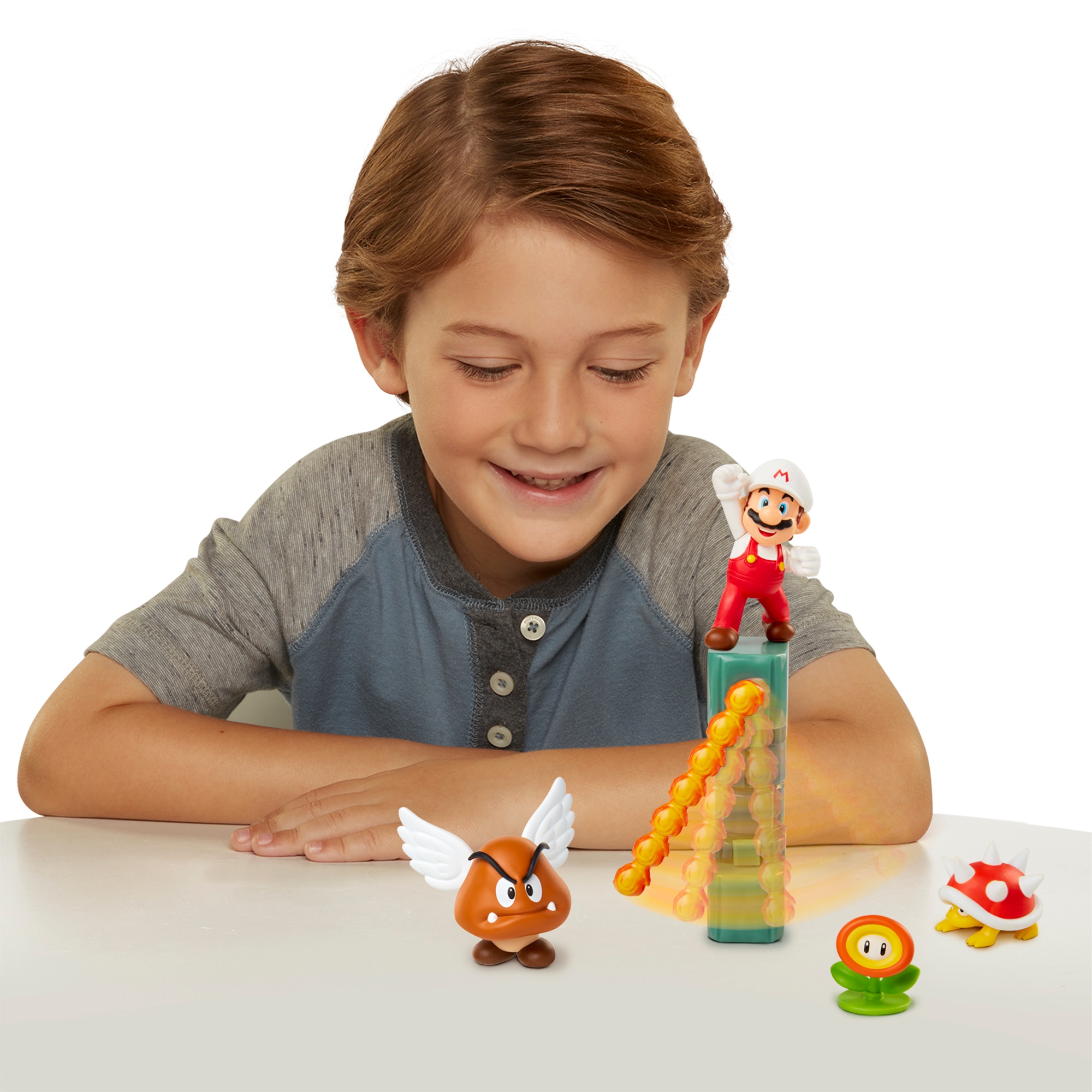 Set de joaca Nintendo Super Mario - Diorama set: Lava Castle, cu ...
