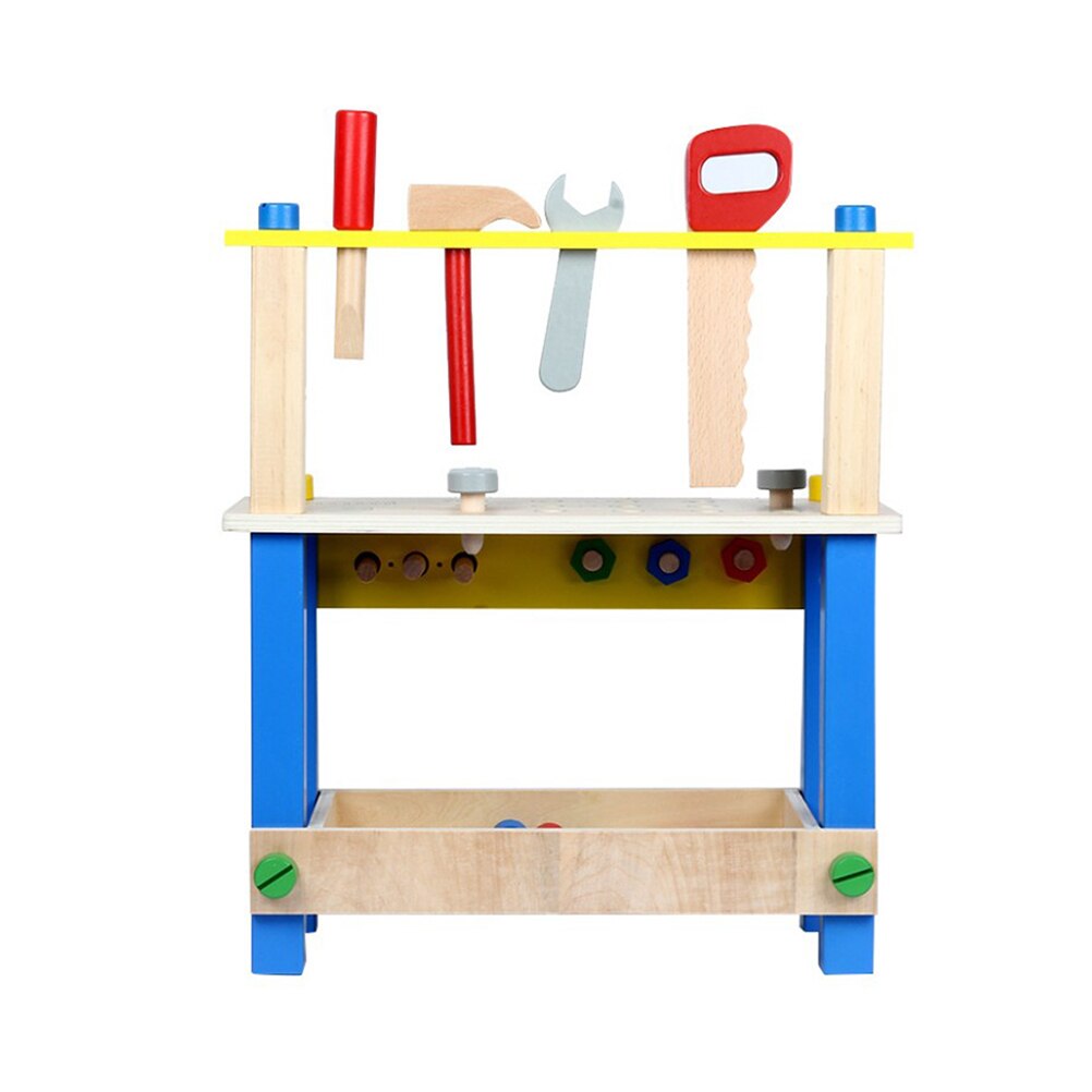 Atelier de Lucru din Lemn Natural cu Unelte si Accesorii, 41 CM ...