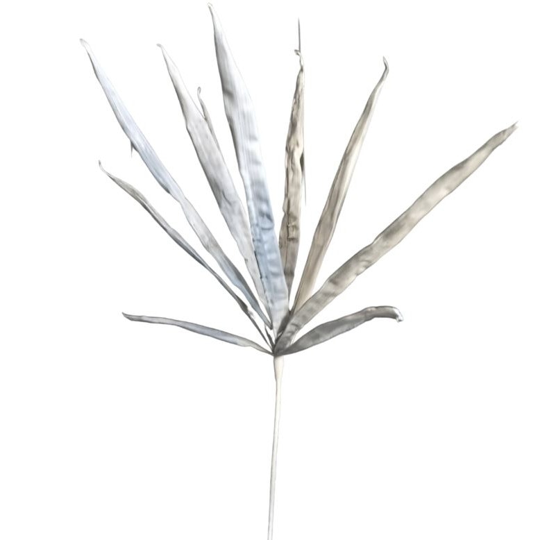 Floare decorativa frunze cactus gri, L100cm - eMAG.ro
