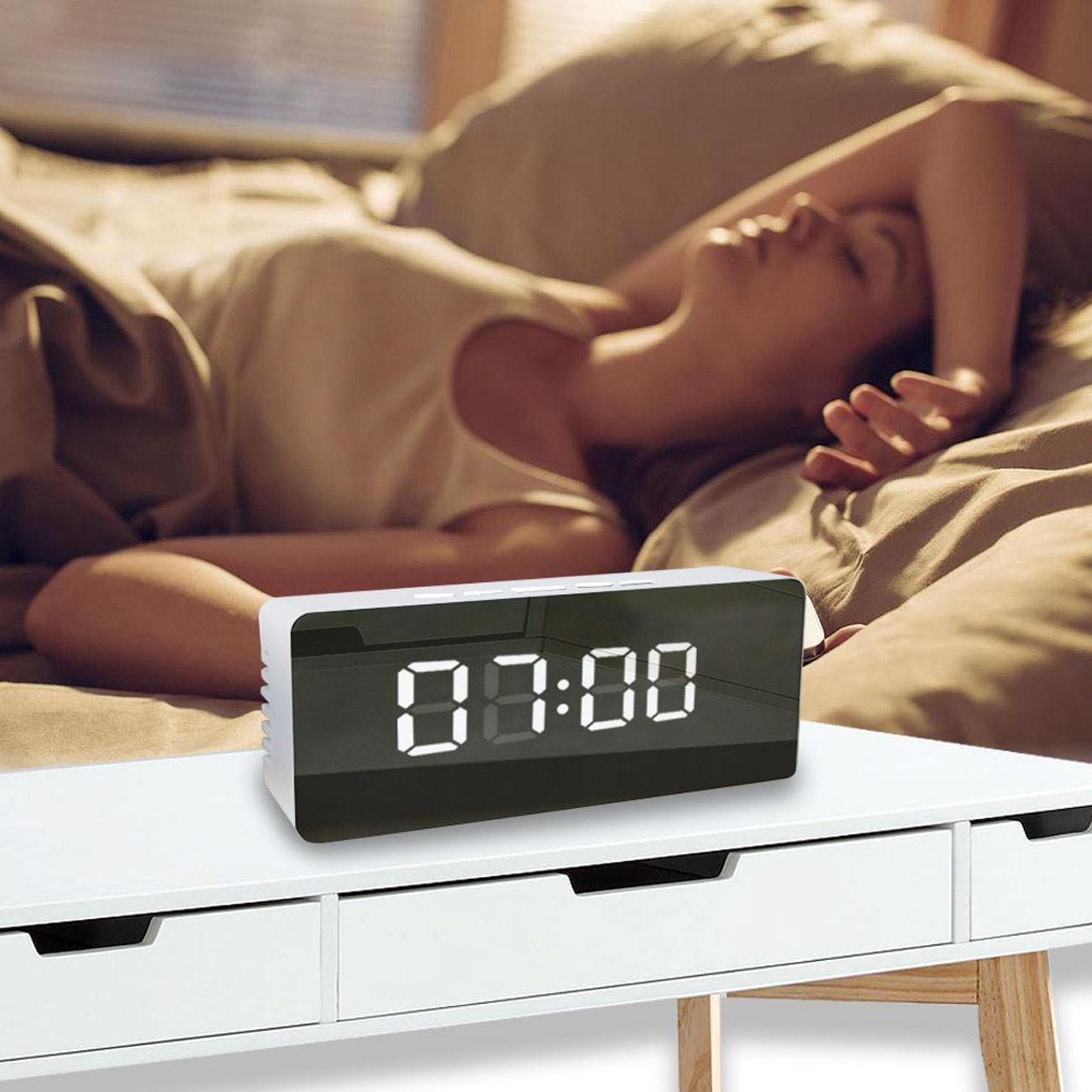 Ceas de birou, digital, 14.6x4x8 cm - eMAG.ro