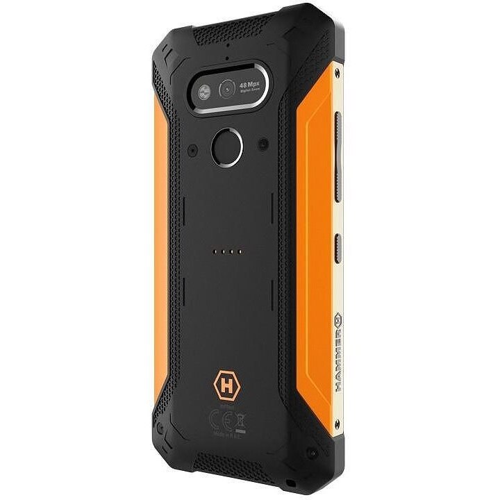 Смартфон myPhone Hammer Explorer Pro, 6GB, 128GB, Black/Orange - eMAG.bg