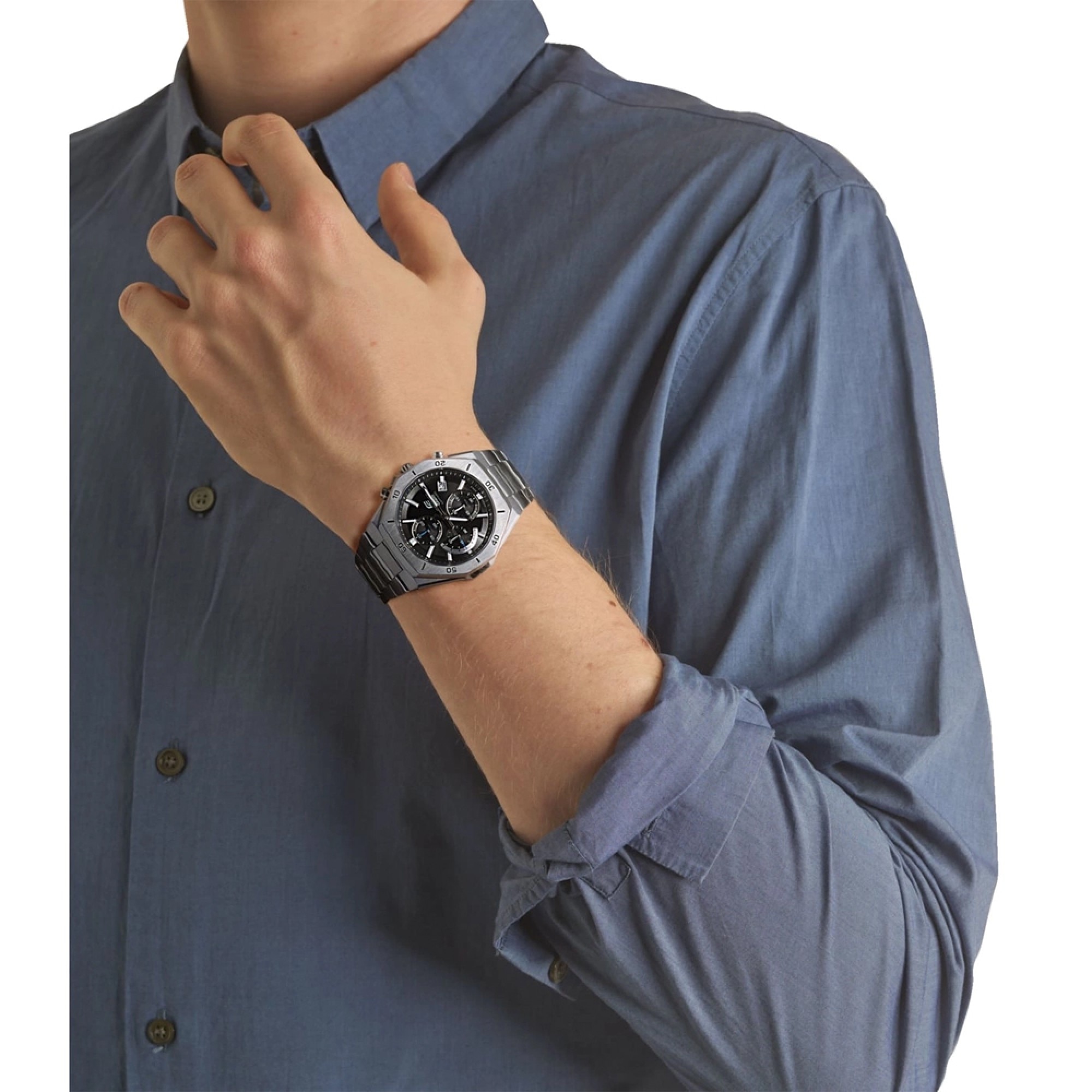 Мъжки часовник CASIO EDIFICE, Classic, EFB-108D-1A - eMAG.bg