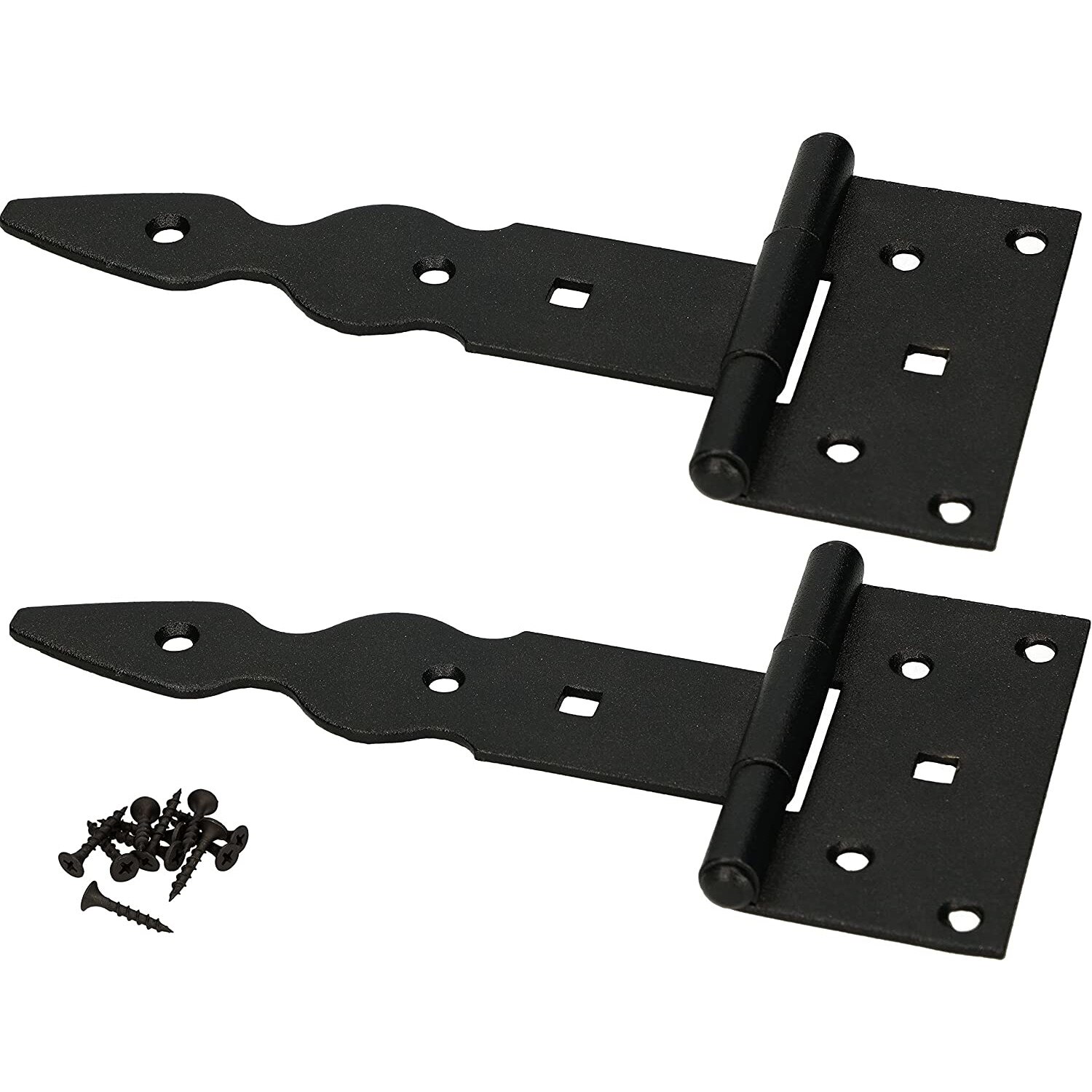 Set 2 balamale usa, Kotarbau, Otel, 35x140 mm, Negru - eMAG.ro