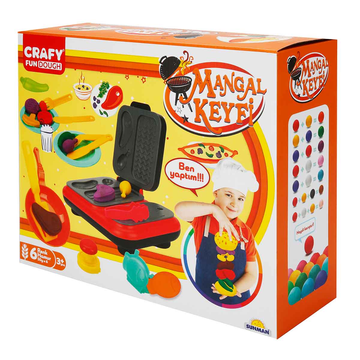 Set Crafy Dough - Barbeque, 22 piese - eMAG.ro