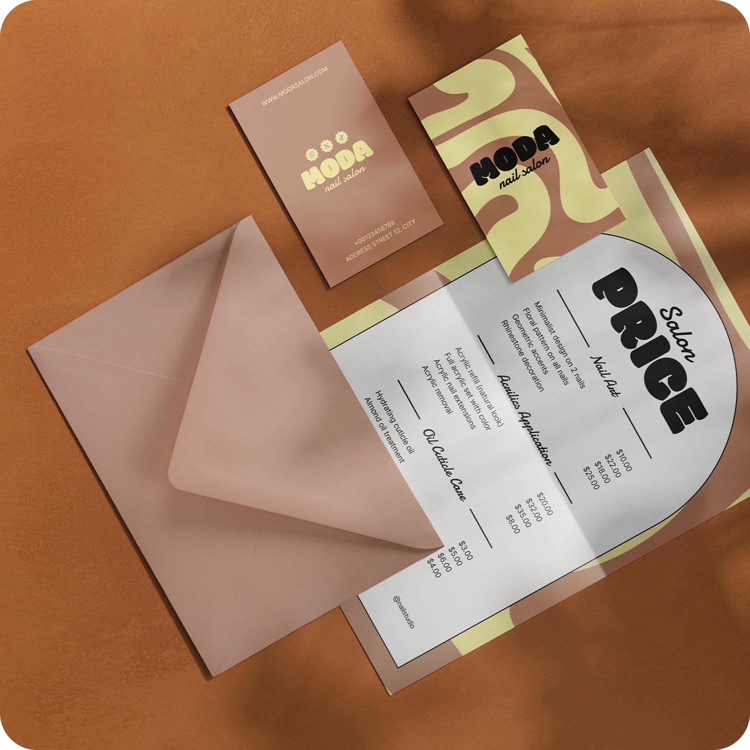 Set de plicuri decorative in culori, Netuno, Woodstock, B6, 120x180mm ...