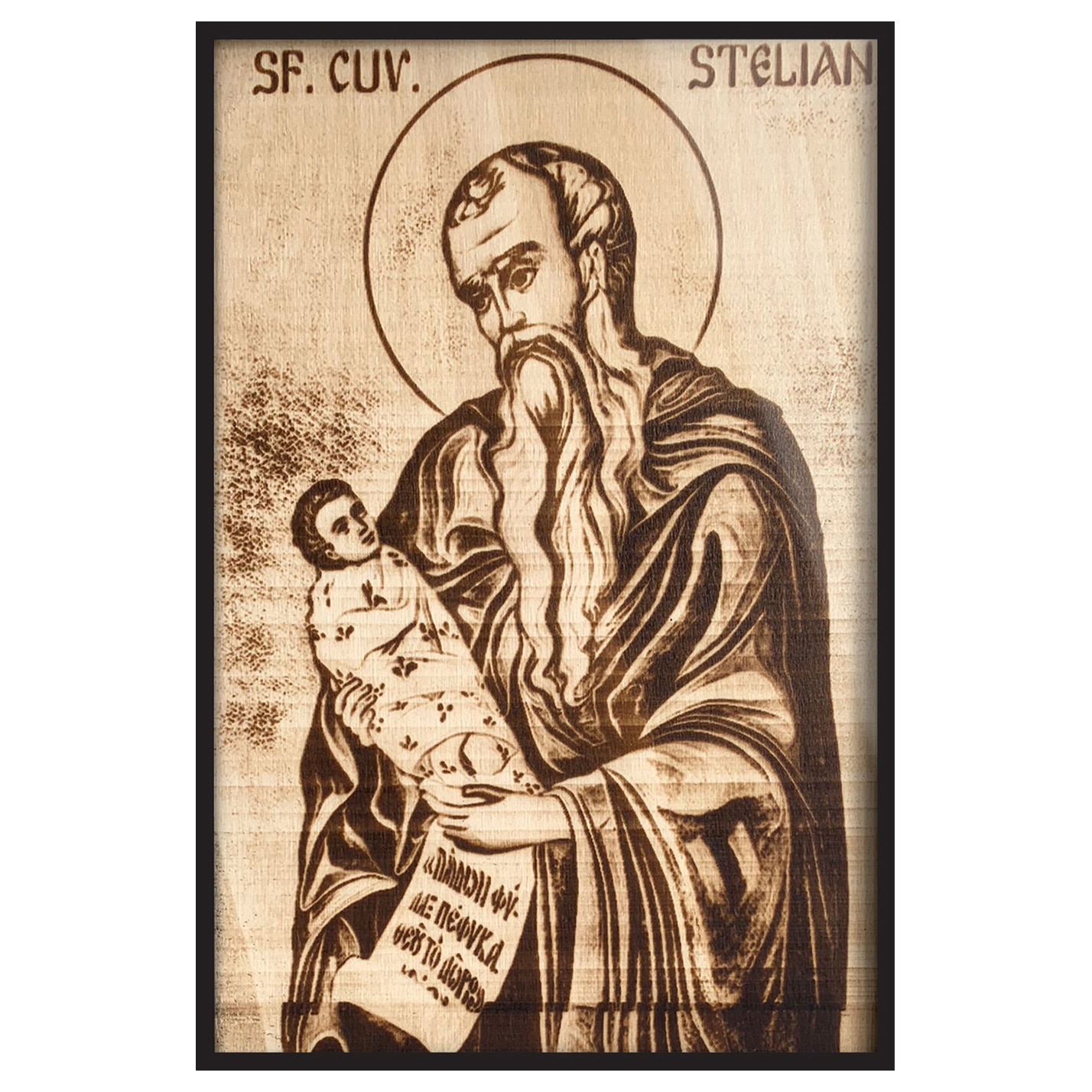 Icoana Sfantul Stelian 30x42 cm - eMAG.ro