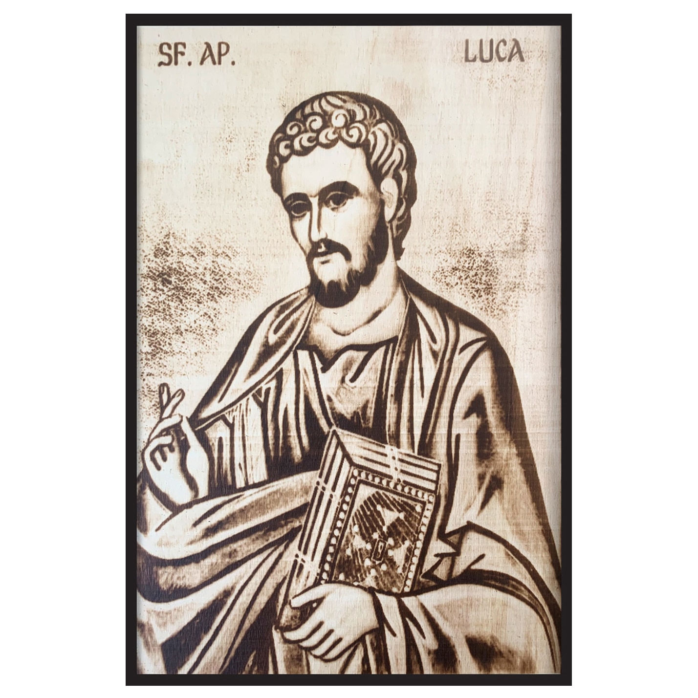 Icoana Sfantul Luca 30x42 cm - eMAG.ro