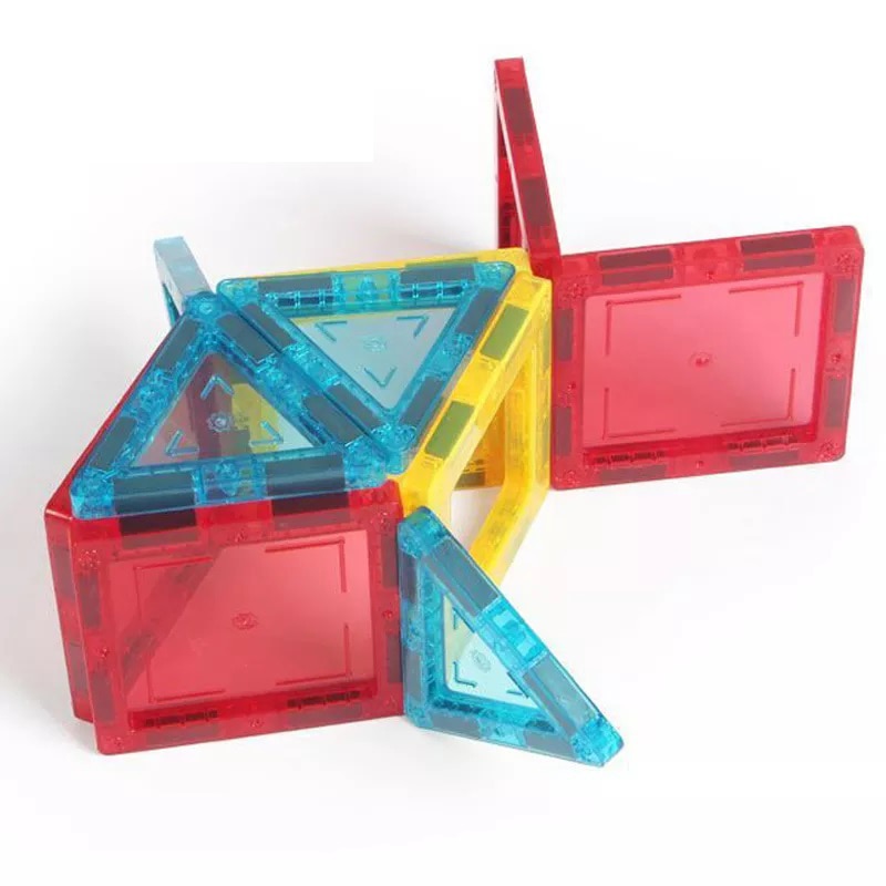 Set constructii magnetic cu 45 piese, PROCART, multicolor, Magnetic ...