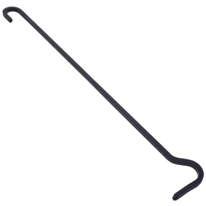 Vatrai metalic pentru semineu, Herum®, Negru, 63 cm - eMAG.ro