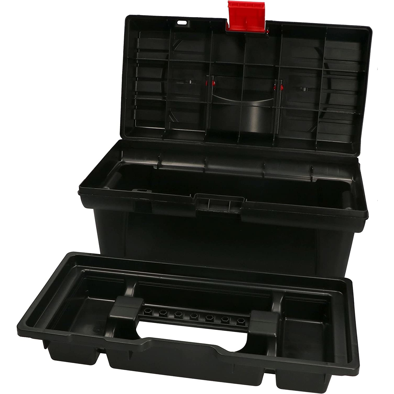 Cutie scule, Kotarbau, Plastic, 380x165x200 mm, Negru - eMAG.ro