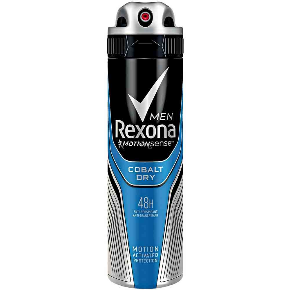Deodorant Spray Antiperspirant Rexona Man Cobalt Dry, 250 ml - eMAG.ro