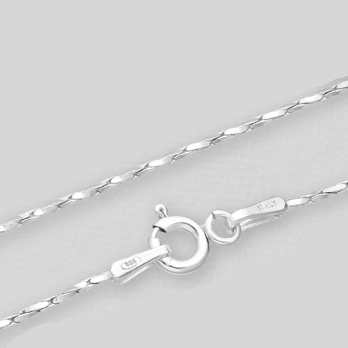 Lantisor argint Italian Delight, model Cardano, 60 cm - eMAG.ro