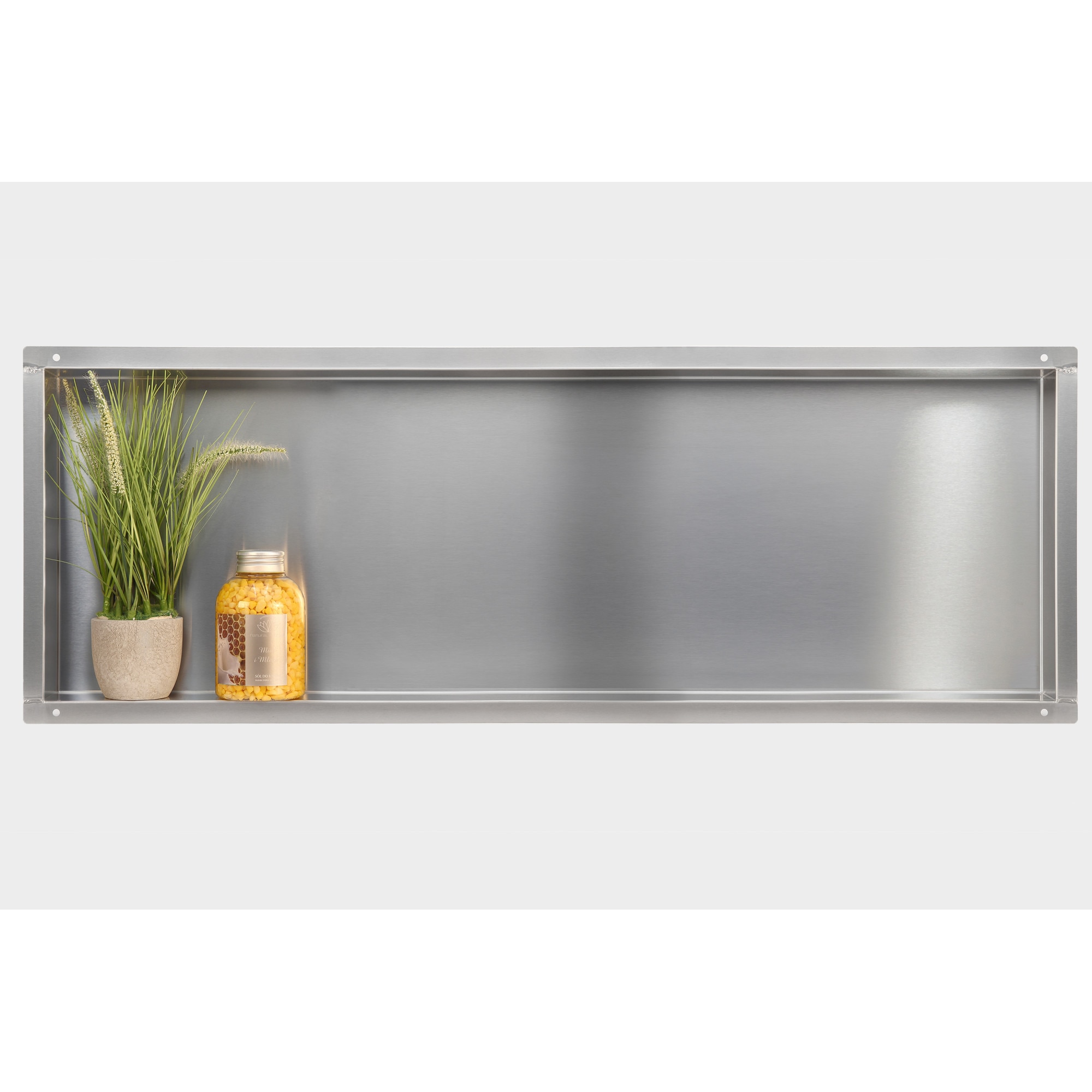 Zuhanyfülke, Balneo, FALI-BOX No Rim, 90x30x7 cm króm, rozsdamentes ...