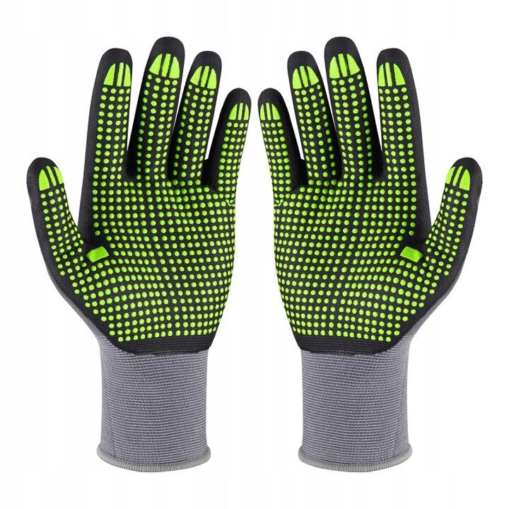 Manusi din nailon STALCO "NITRILE FLEX PVC DOTS" 10' Powermax - eMAG.ro