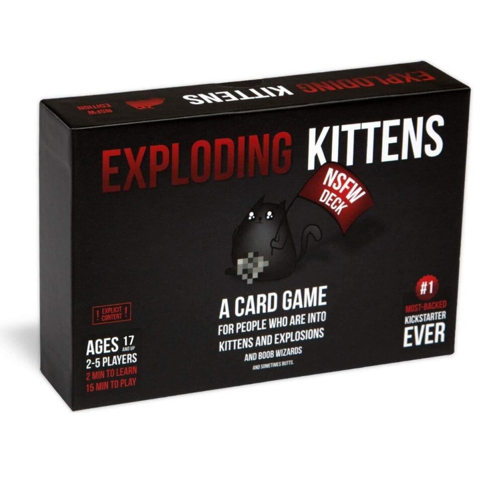 Joc de societate Exploding Kittens pentru adulti (limba romana) - eMAG.ro