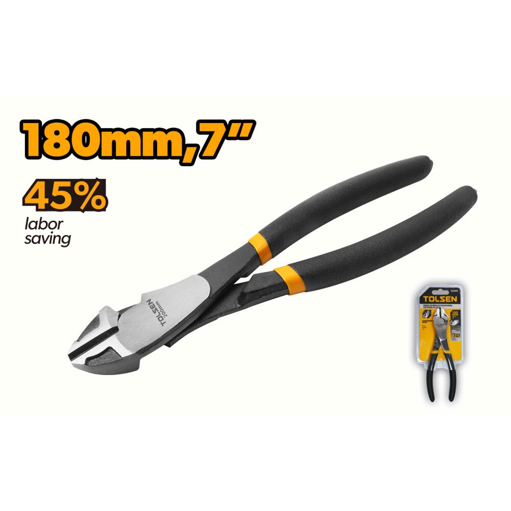 Cleste pentru taiere diagonala cu putere mare de parghie cu 45% mai ...