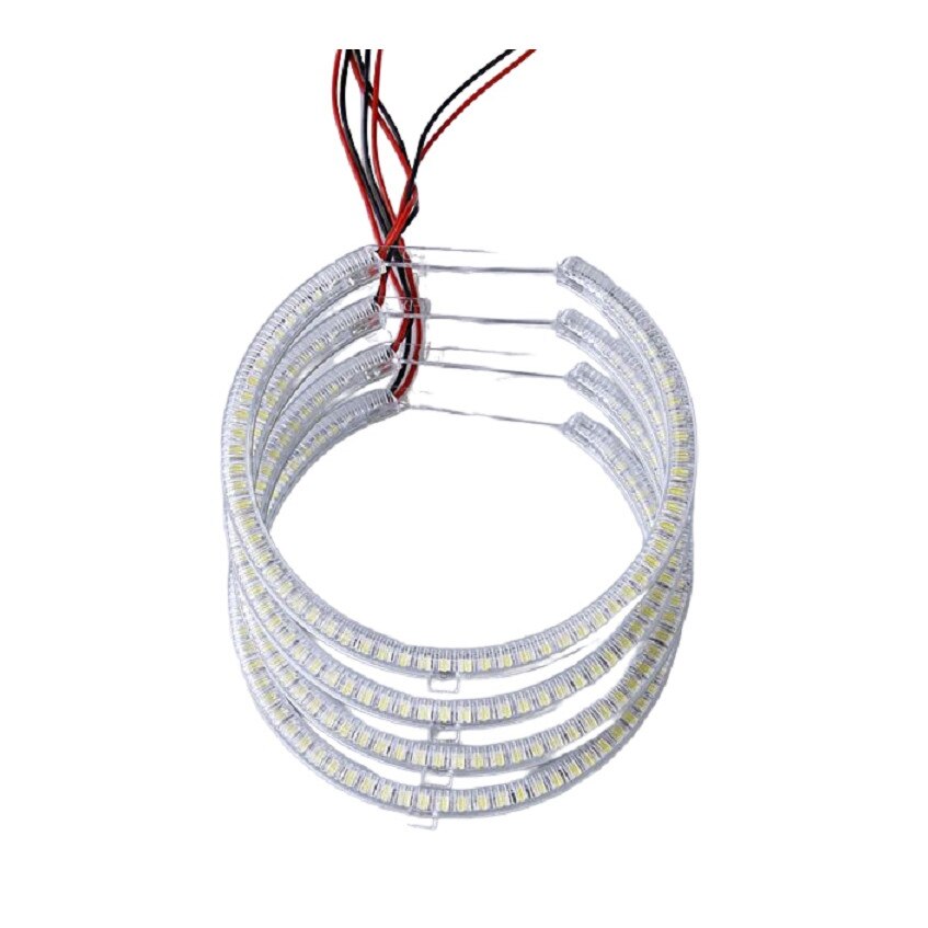 Kit 4 Inele Angel Eyes LED SMD Canbus BMW E39 Facelift 4x127mm 12V ...