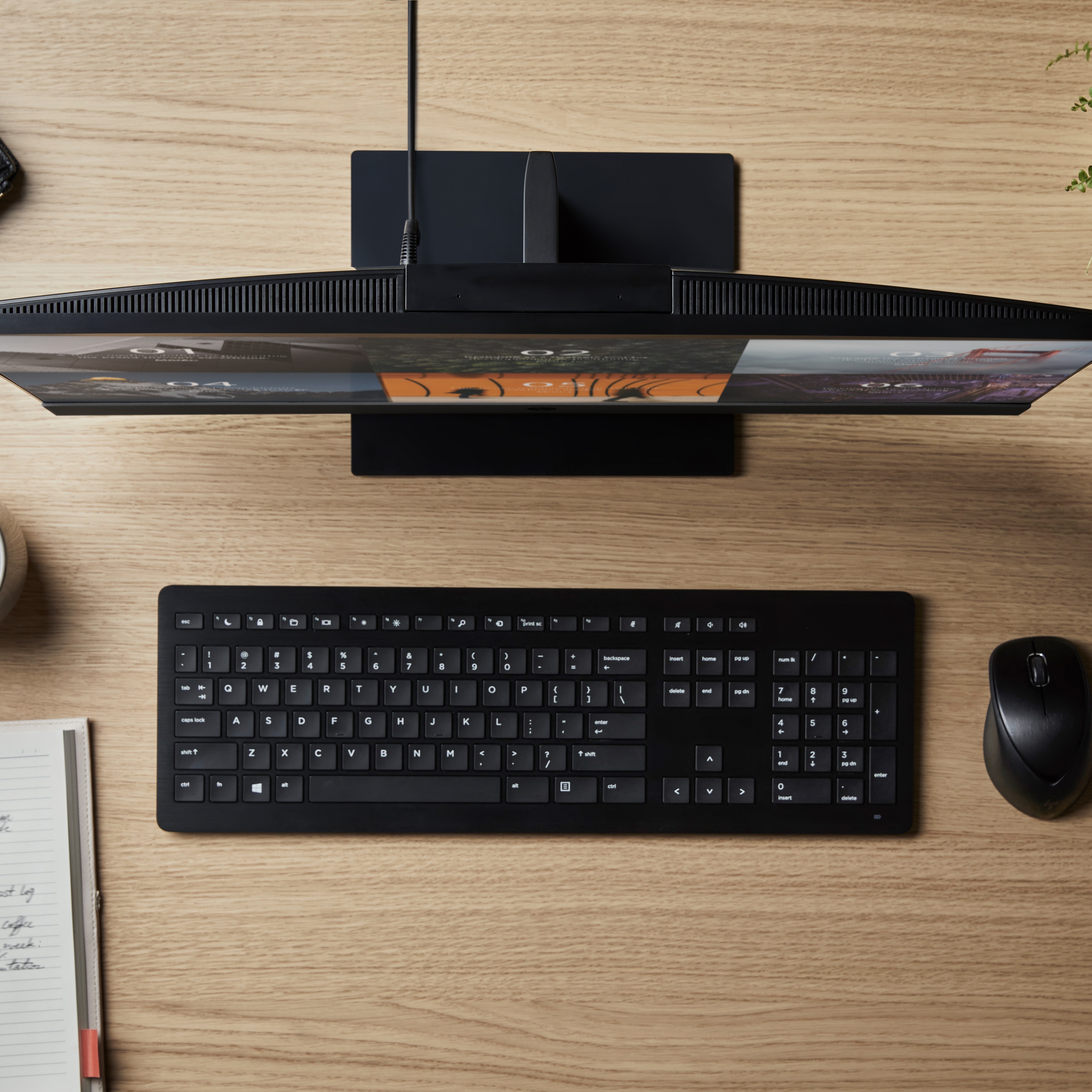 Sistem All-in-One HP ProOne 440 G9 cu procesor Intel® Core™ i7-14700T pana la 5.2GHz, 23.8 ...