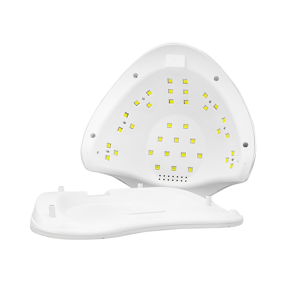 Лампа за нокти LED/UV 72W Global Fashion L-1100, сребриста - eMAG.bg