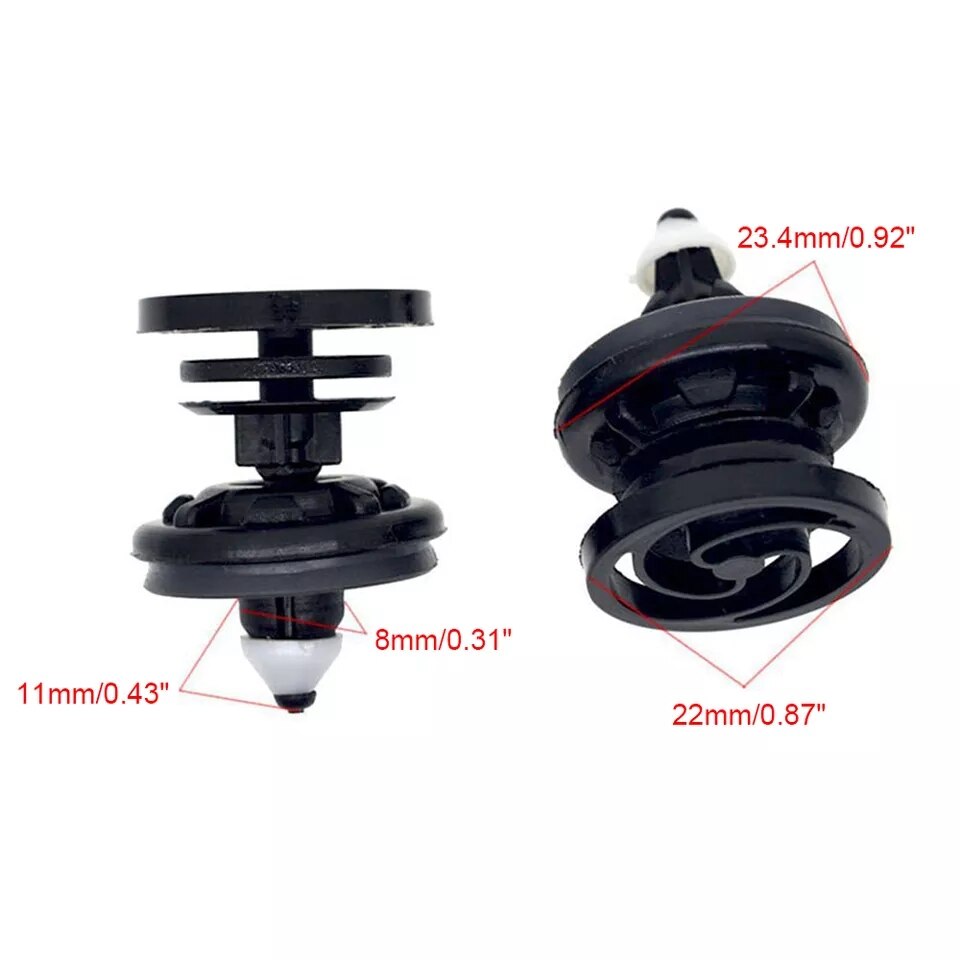 Set 10 Bucati clipsuri cleme bumbi fixare usa portiera 7L6868243 ...