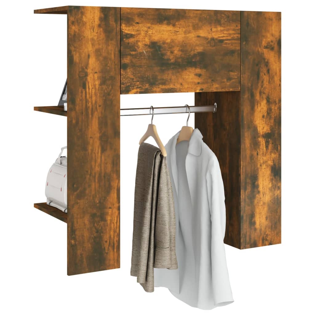 Dulap de hol, stejar sonoma, 97,5x37x99 cm, lemn prelucrat, Scandinav ...