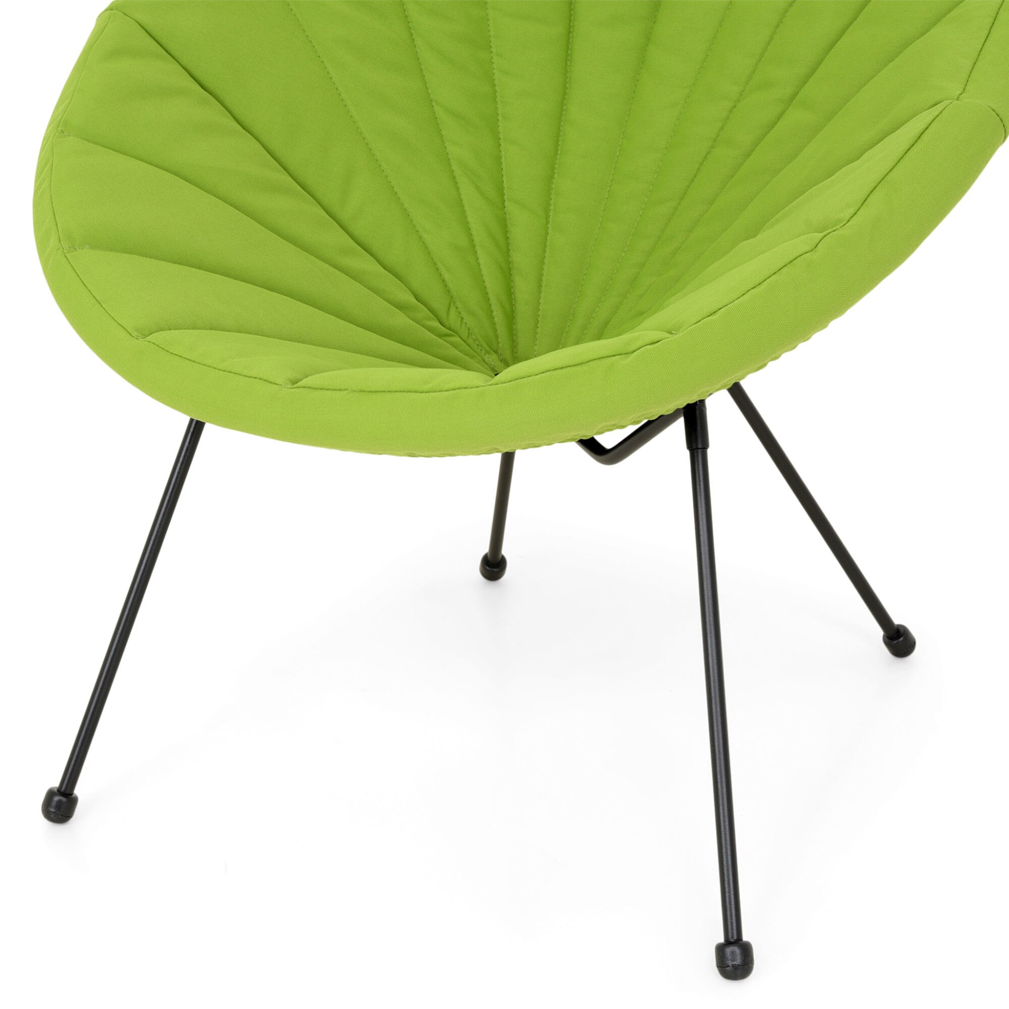 Fotoliu gradina/terasa, Maison Mex NANCY, L.78 l.72 H.84.5, negru/verde ...