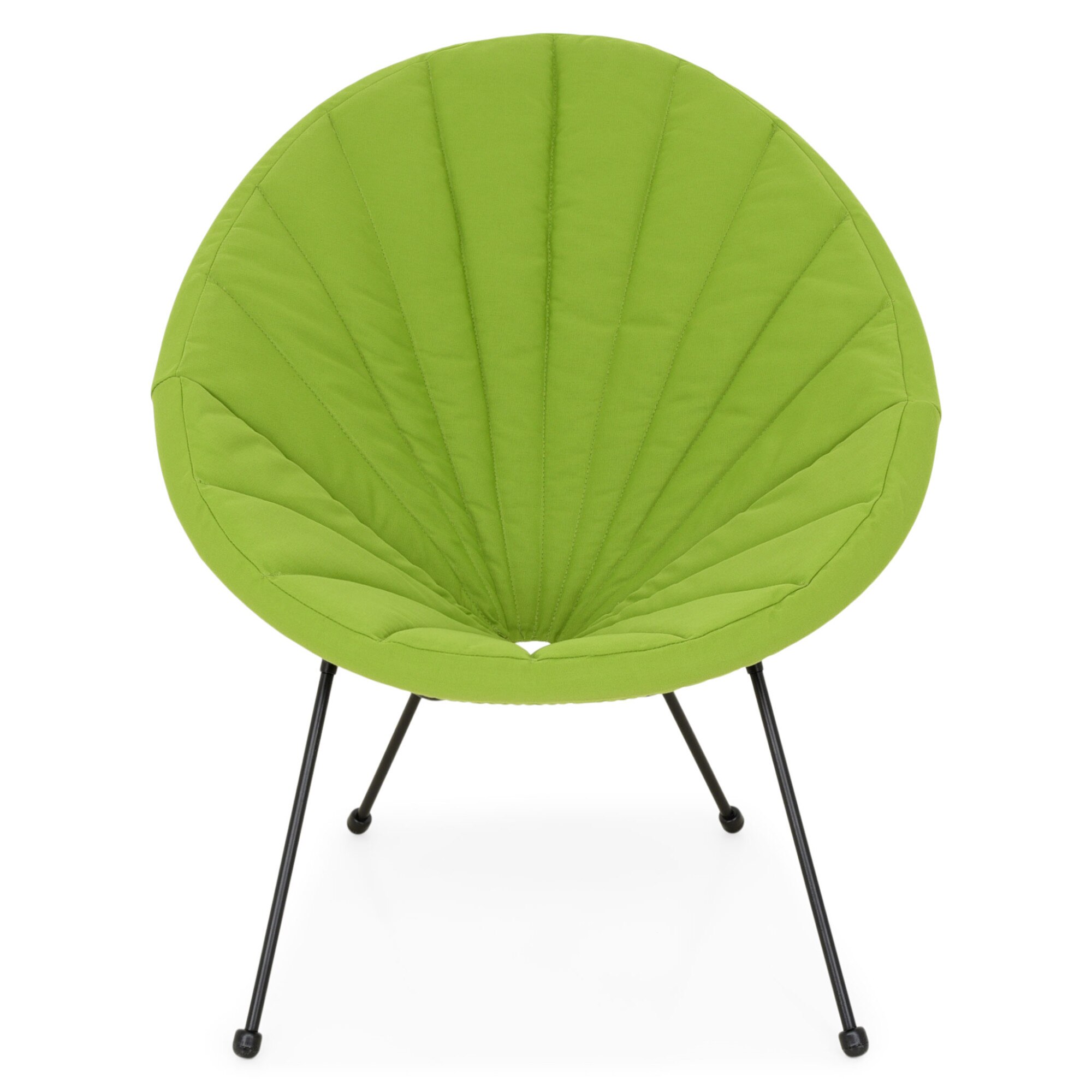 Fotoliu gradina/terasa, Maison Mex NANCY, L.78 l.72 H.84.5, negru/verde ...