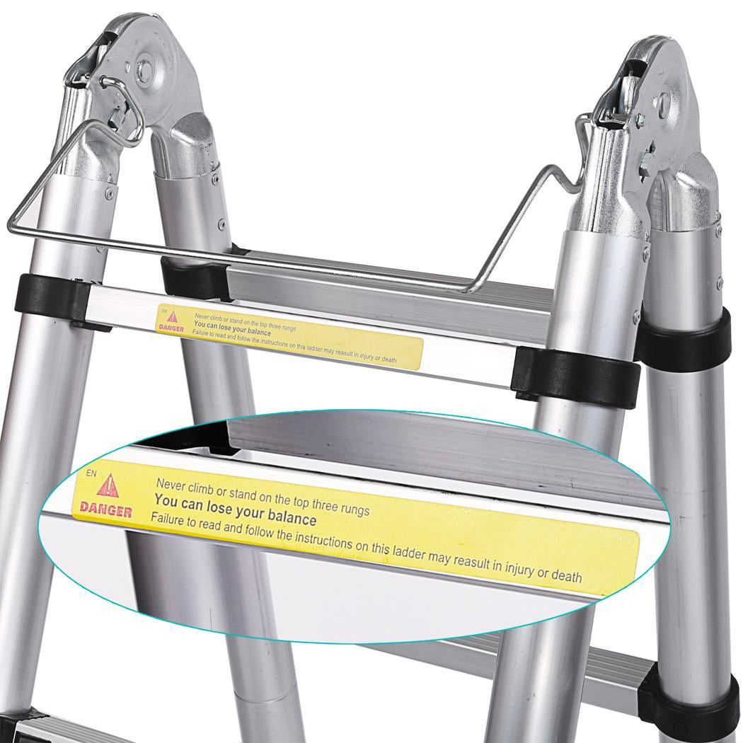 Scara dubla, Telescopica, Multifunctionala, Plianta, Antiderapanta, 5M ...