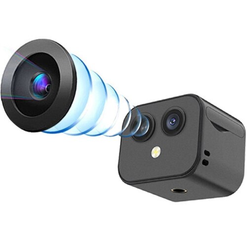 Camera Spion cu doua lentile iUni D3, Wi-Fi, 4K, 170 grade, Senzor de ...