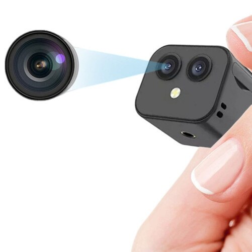 Camera Spion cu doua lentile iUni D3, Wi-Fi, 4K, 170 grade, Senzor de ...