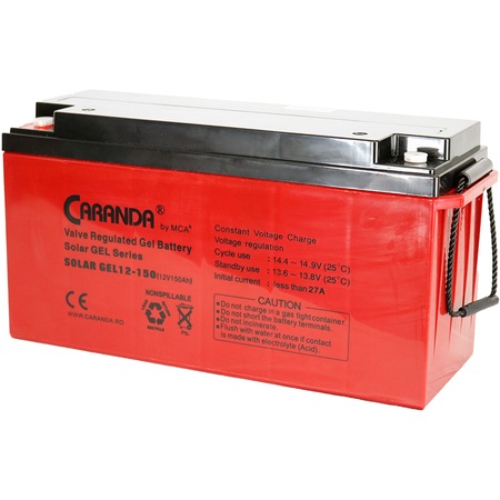 Acumulator SOLAR GEL 12-150, 12V 150Ah, aplicatii solare - eMAG.ro