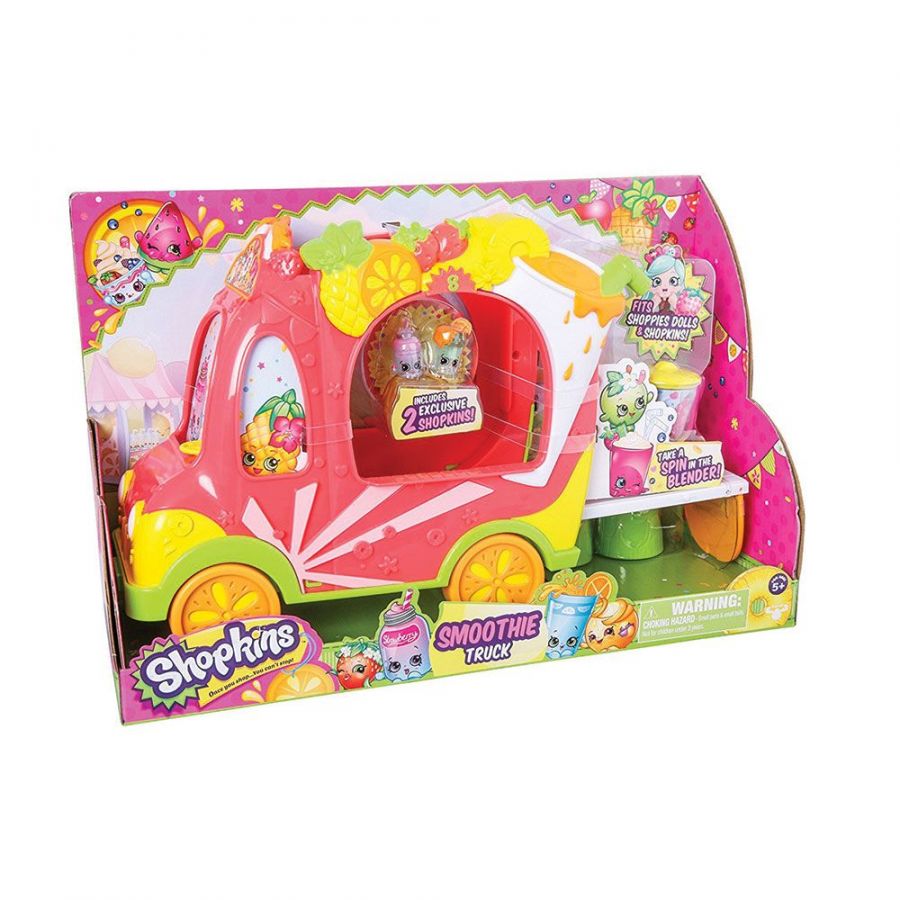 Autobuz Shopkins Smoothie si 2 figurine exclusive Shopkins - eMAG.ro