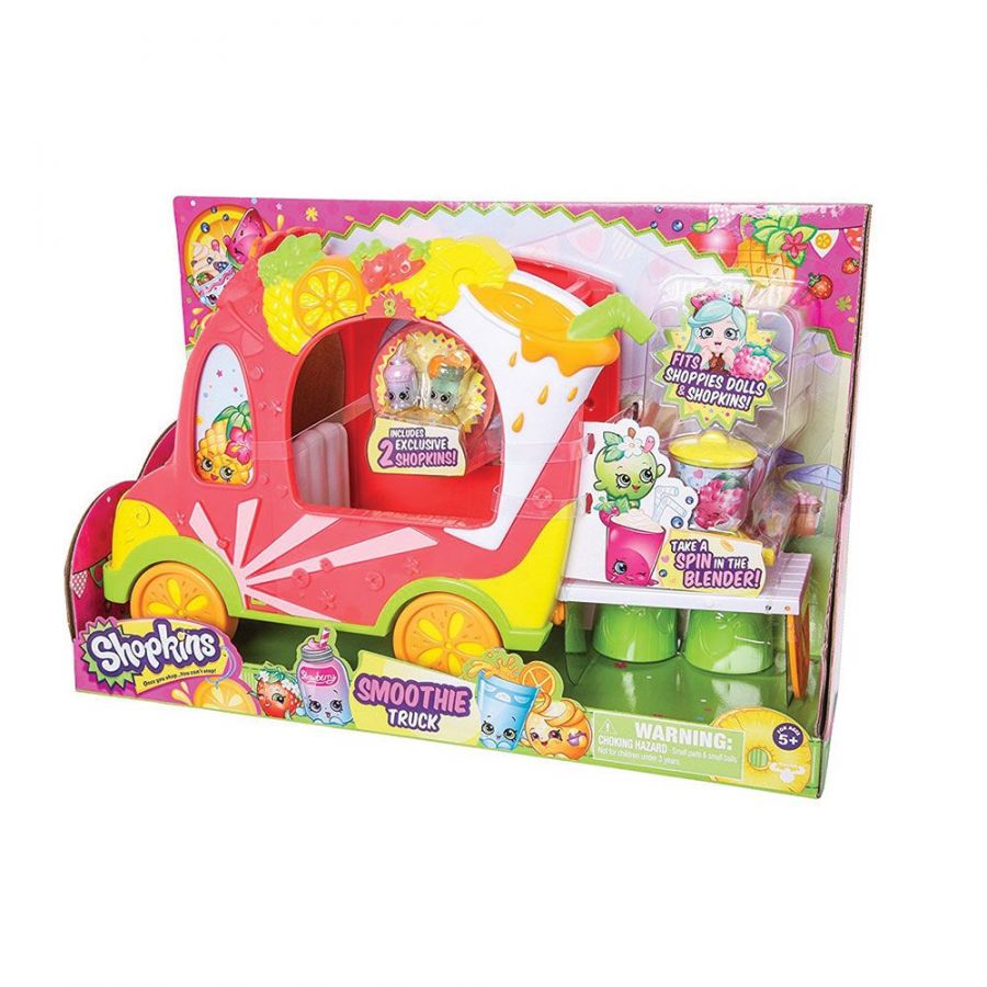Autobuz Shopkins Smoothie si 2 figurine exclusive Shopkins - eMAG.ro
