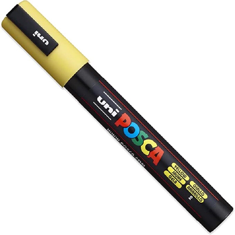 Set 4 markere, Posca PC5M, cu varf mediu, Culori Pastel - eMAG.ro