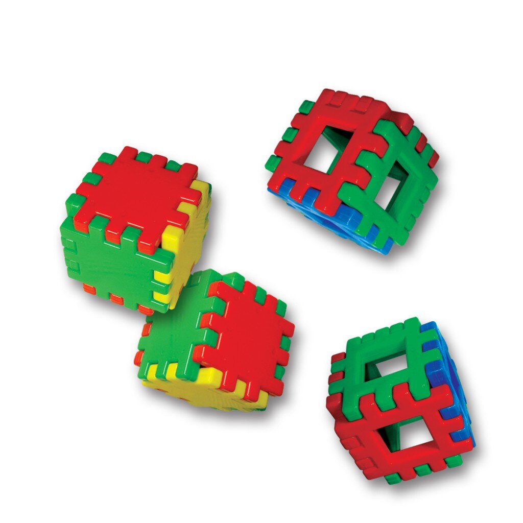 Set cuburi de constructie 90 piese "LikeSmart Klocki Konstruct ...