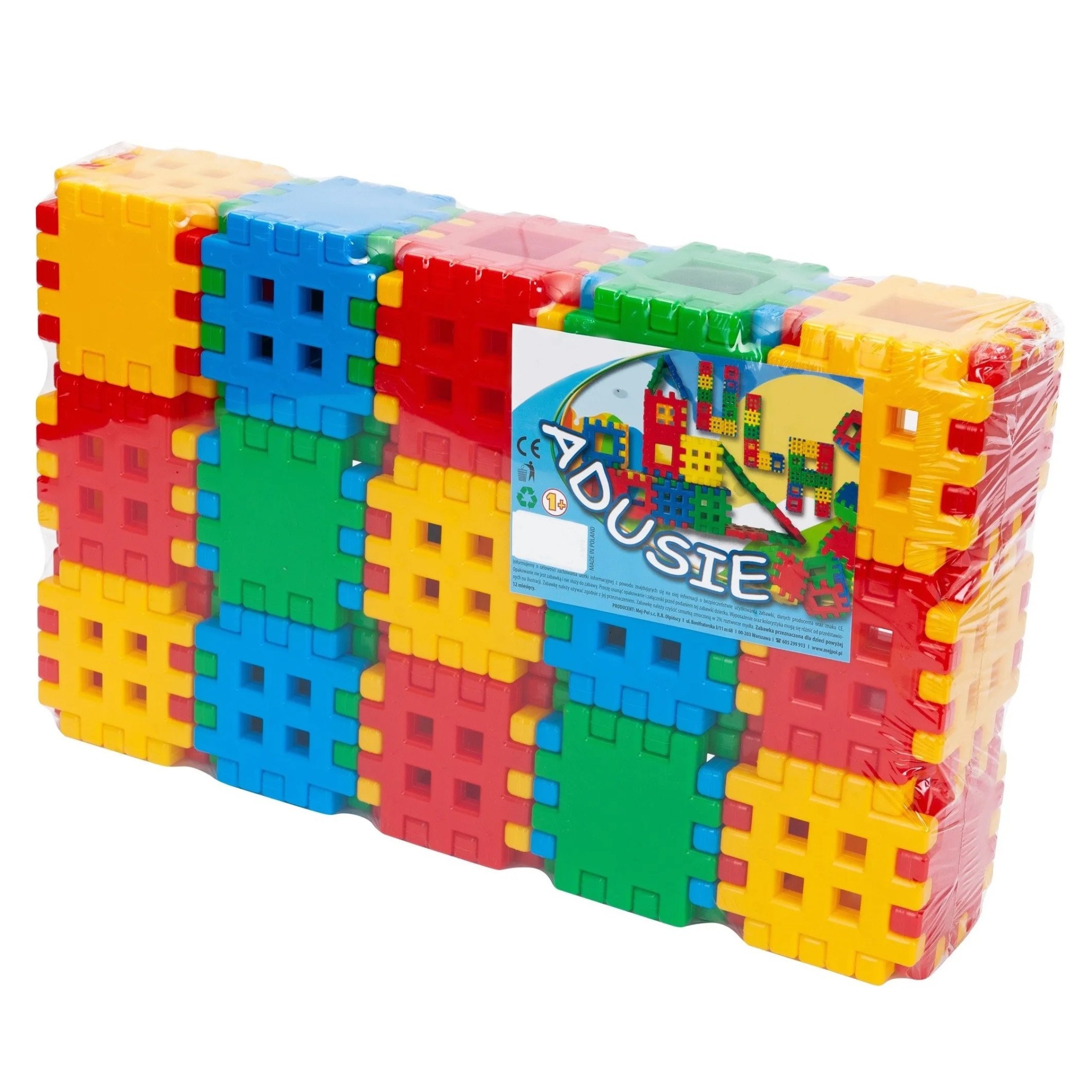 Set cuburi de constructie 90 piese "LikeSmart Klocki Konstruct ...