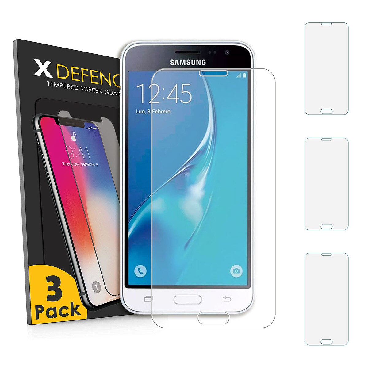 Set 3 Folii De Protectie, xDefence, Sticla Hibrida, Compatibil Cu ...