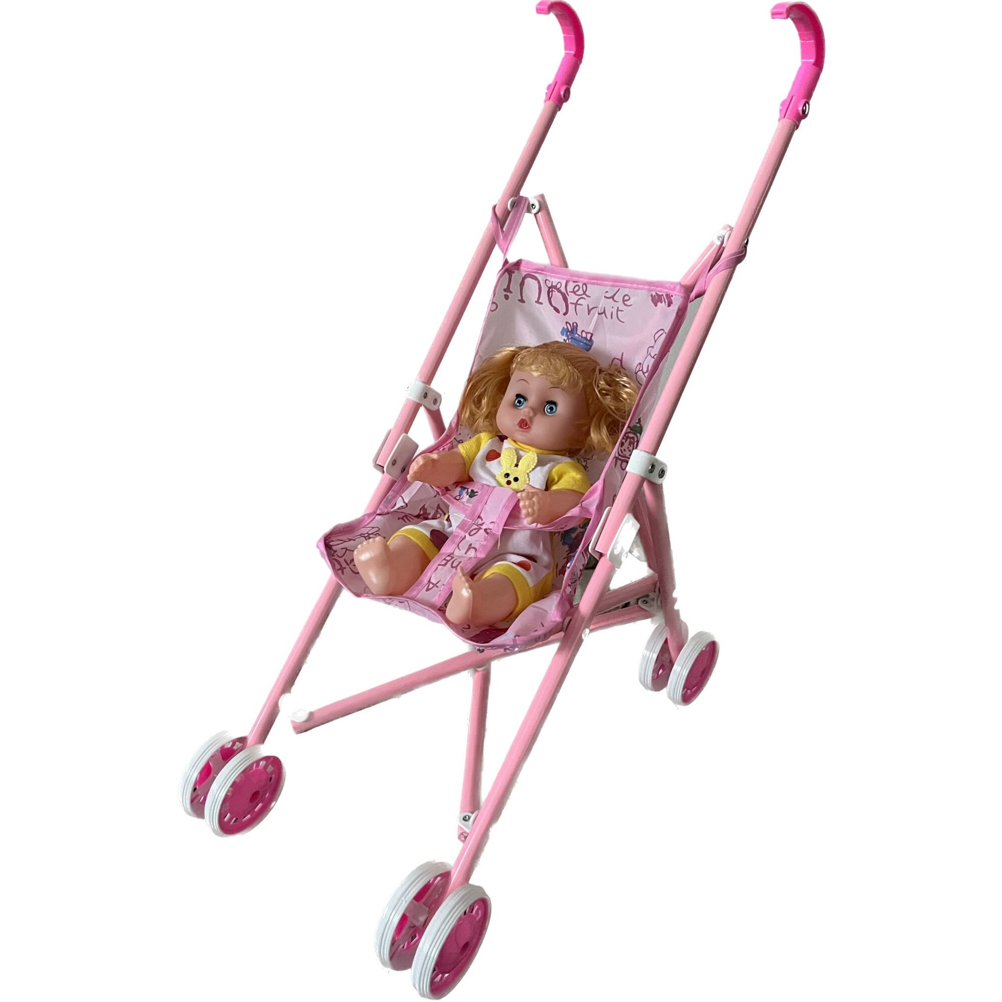 Carucior cu bebelus, pentru fetite - eMAG.ro