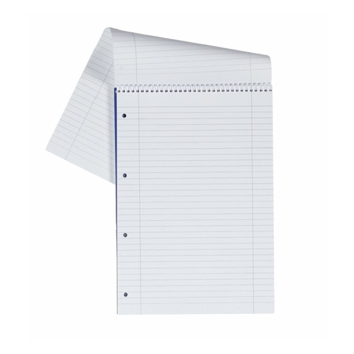 Bloc notes A4 cu spirala si 4 perforatii laterale Stylex, 80 file ...