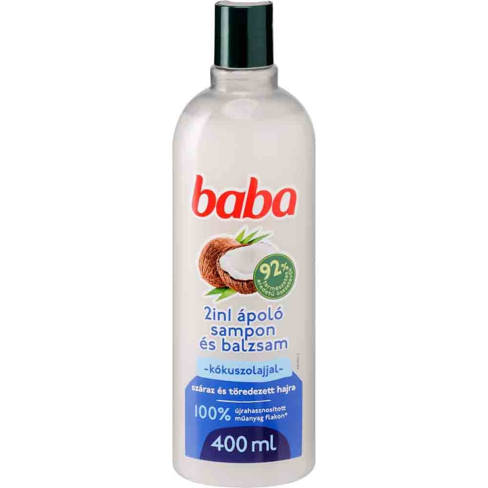 Sampon Baba cu Nuca de Cocos pentru Par Uscat, 400 ml - eMAG.ro