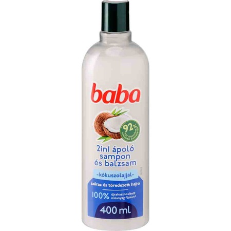 Sampon Baba cu Nuca de Cocos pentru Par Uscat, 400 ml - eMAG.ro