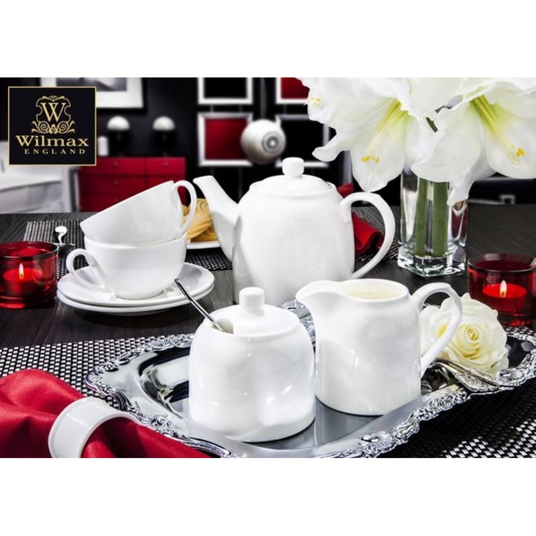 Кана за мляко WILMAX ENGLAND, От порцелан, 250 мл, Бяла - eMAG.bg
