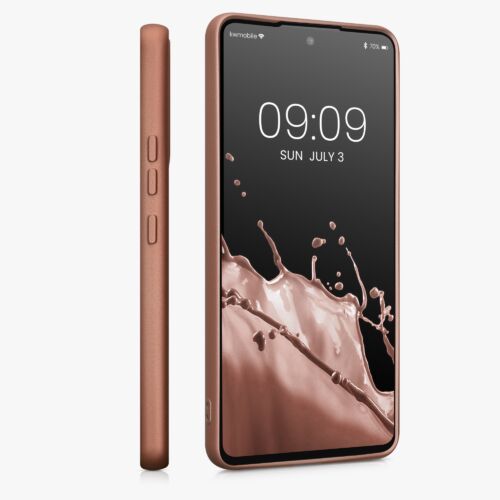 Калъф за Samsung Galaxy A53 5G, силиконов, розово злато, 57958.211 ...