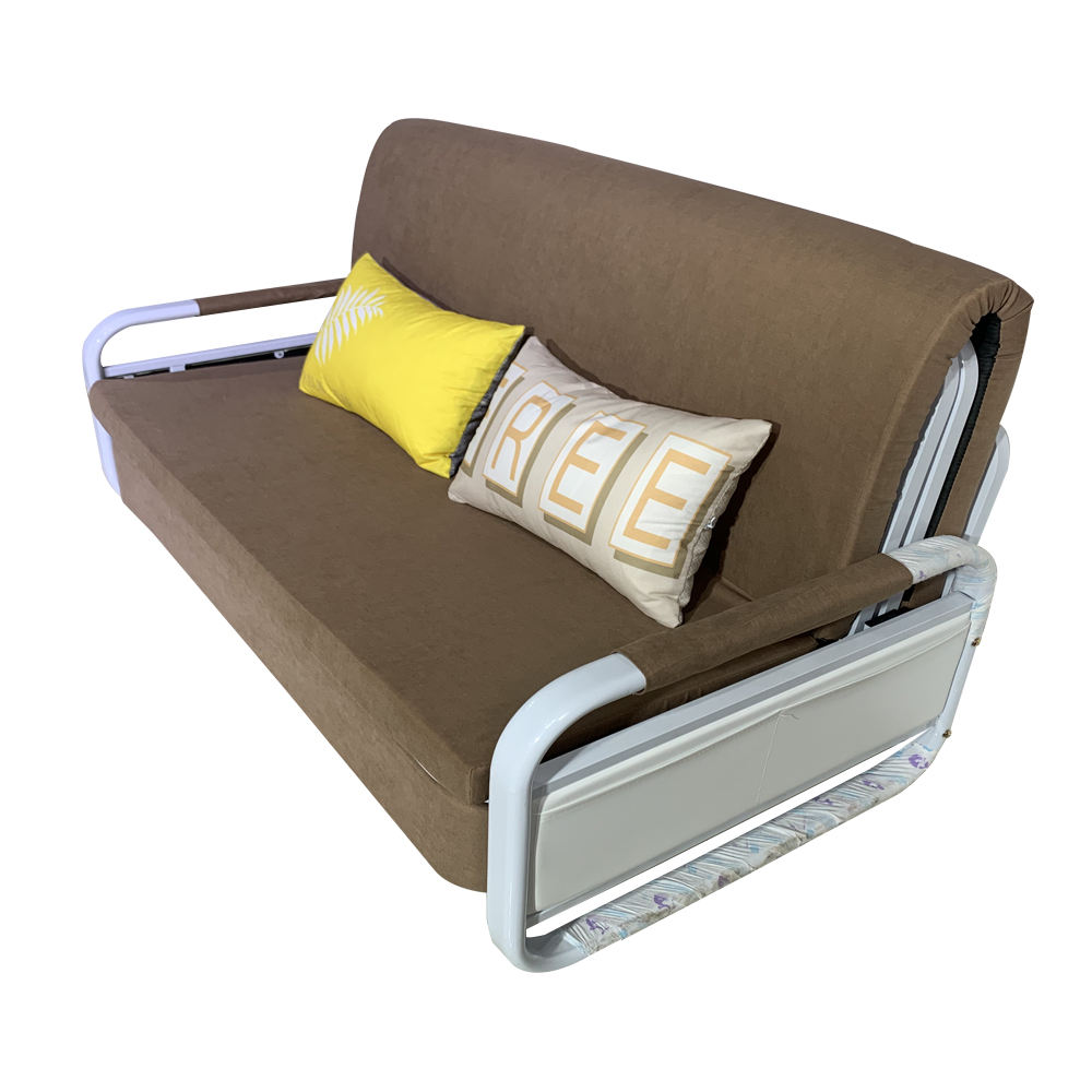 Canapea extensibila cu lada depozitare Maria maro 150x190cm - eMAG.ro