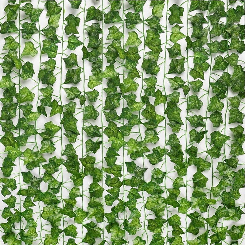 Iedera artificiala pentru decorare, perete, balcon, verde, 2.1 m - eMAG.ro
