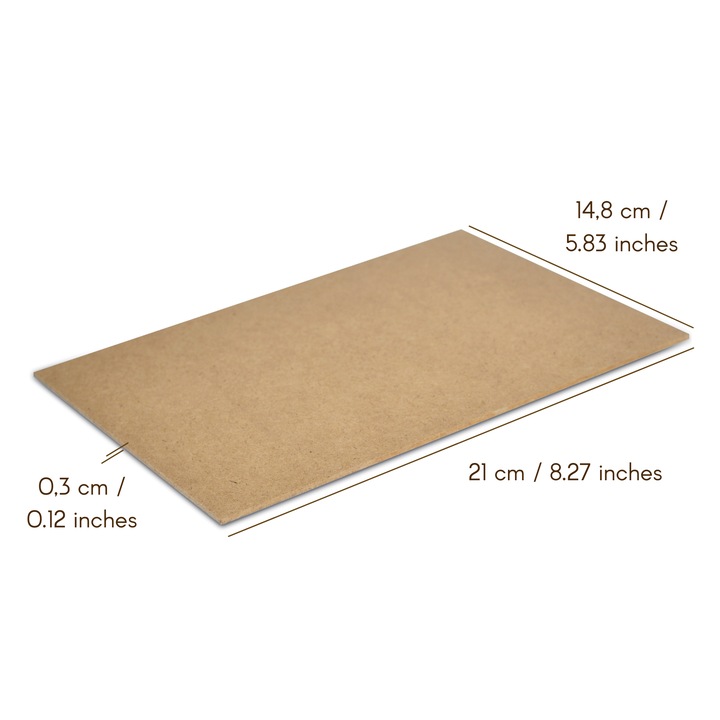 Set MDF 30 x A5 foi, Creative Deco, 148 x 210 x 3 mm, Foi subtiri de ...
