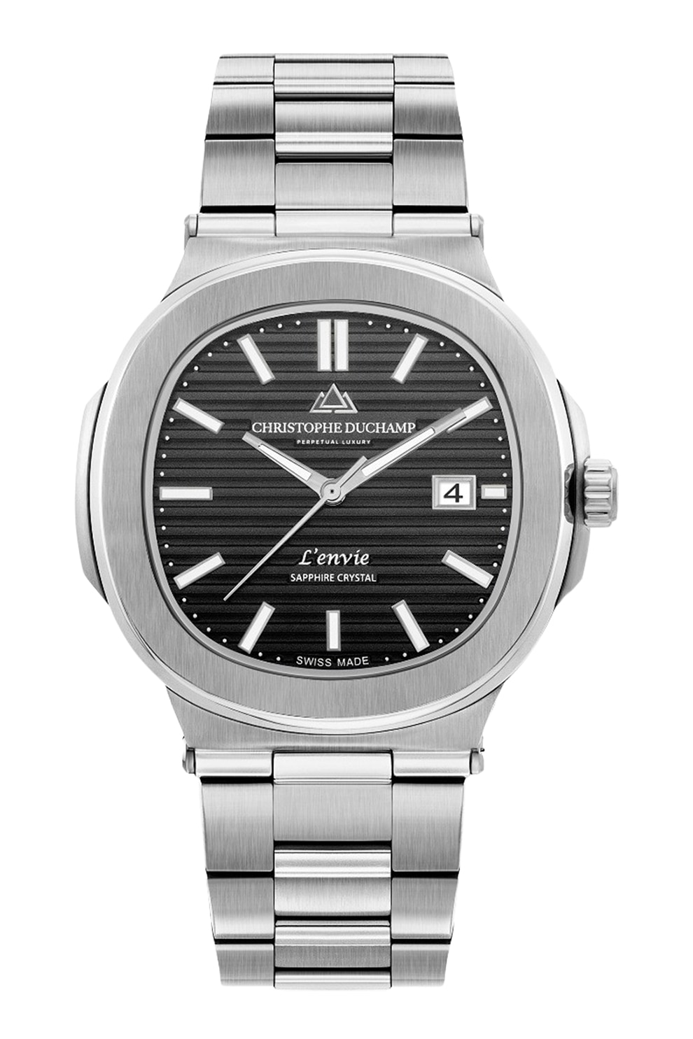 Christophe Duchamp, Часовник от неръждаема стомана, Сребрист - eMAG.bg