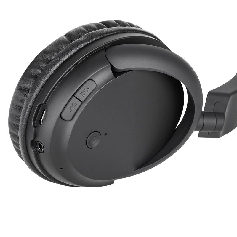 Casti audio over-ear Kruger Wireless, Bluetooth cu EDR, Microfon, Aux ...