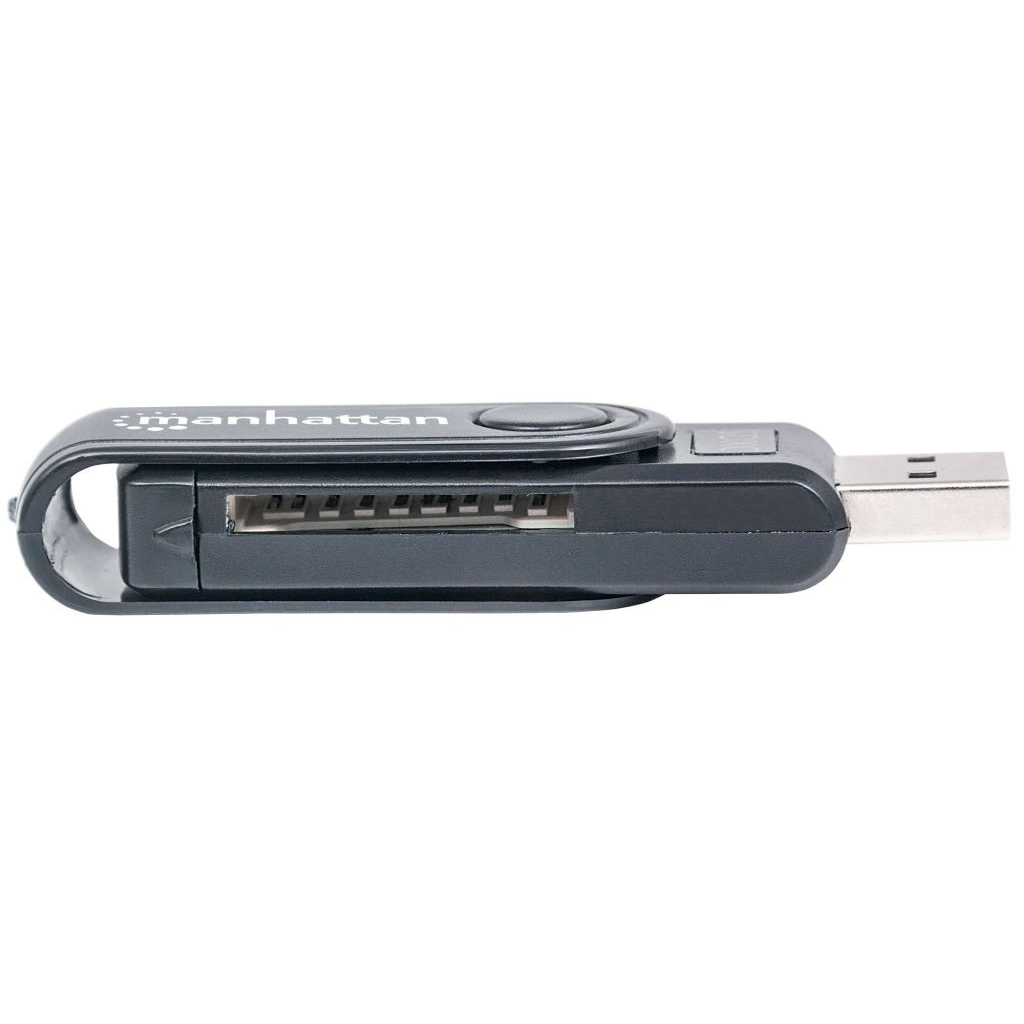 Card reader, Manhattan, USB 3.0, Negru - eMAG.ro