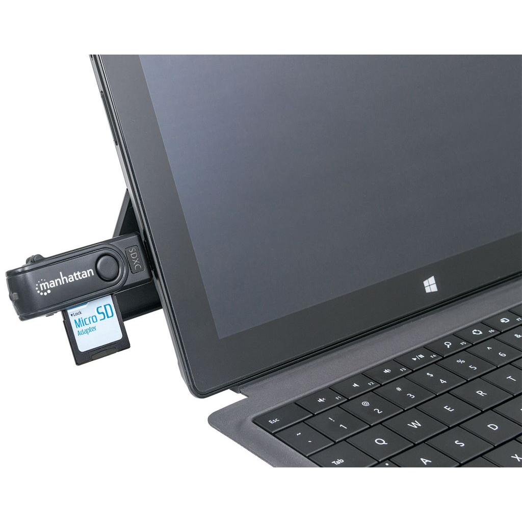 Card reader, Manhattan, USB 3.0, Negru - eMAG.ro